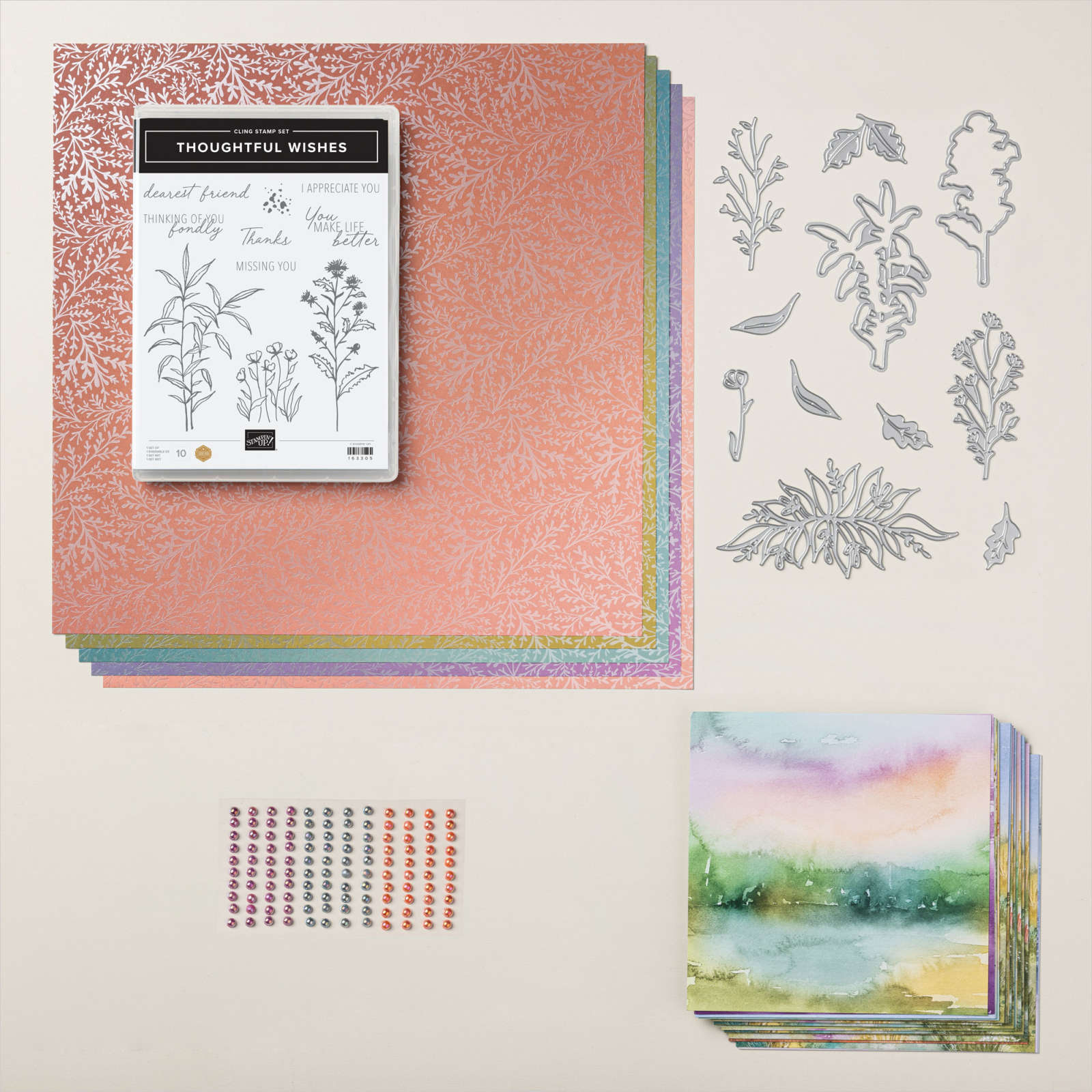 Creative Card Making with Thoughtful Wishes Bundle | Beautiful Colour ...